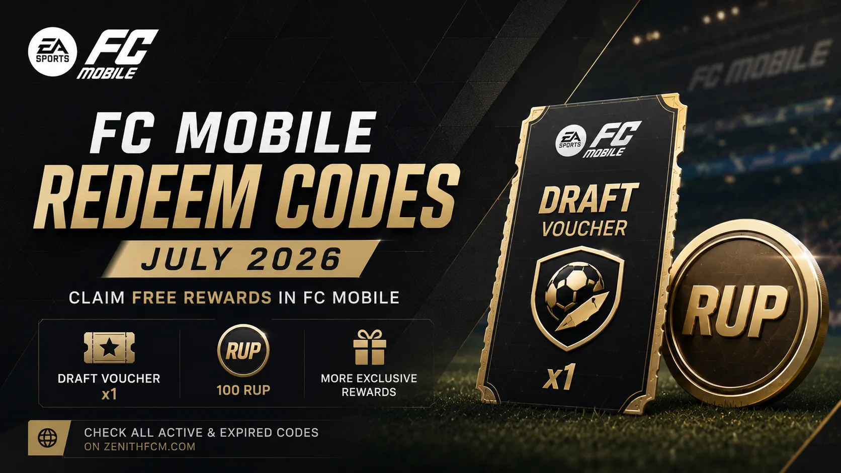 FC Mobile Redeem Codes July 2026: All Working Codes and Free Rewards ...