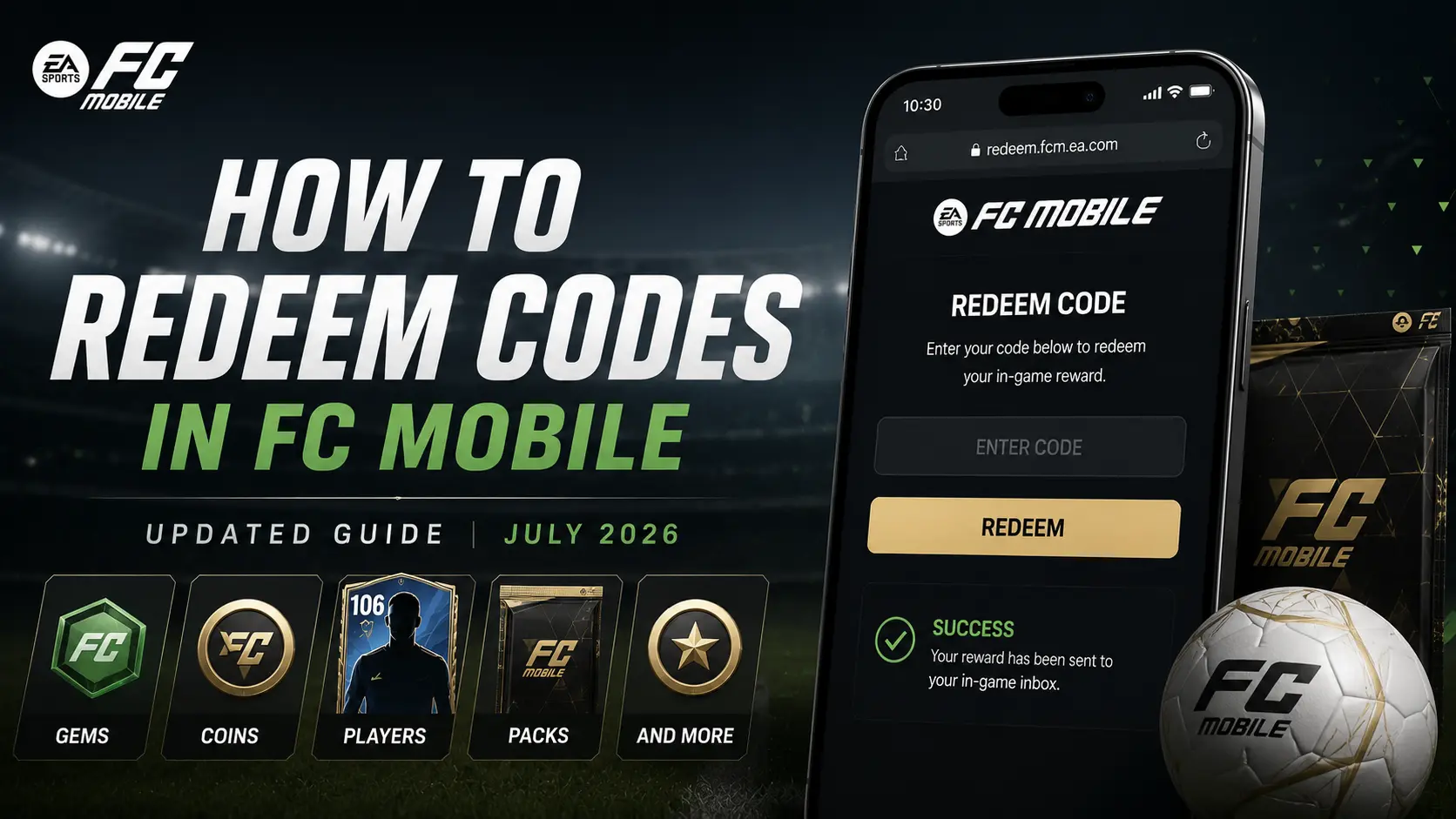 FC Mobile Redeem Codes July 2026: All Working Codes and Free Rewards ...